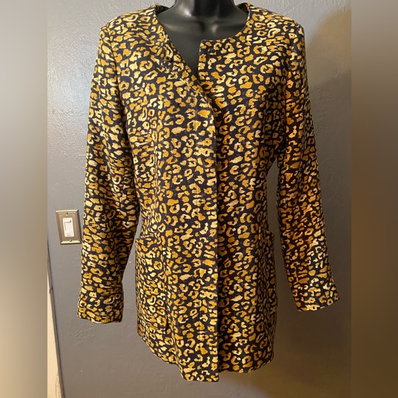 Who What Wear | Jackets & Coats | Who What Wear Leopard Animal Print ...